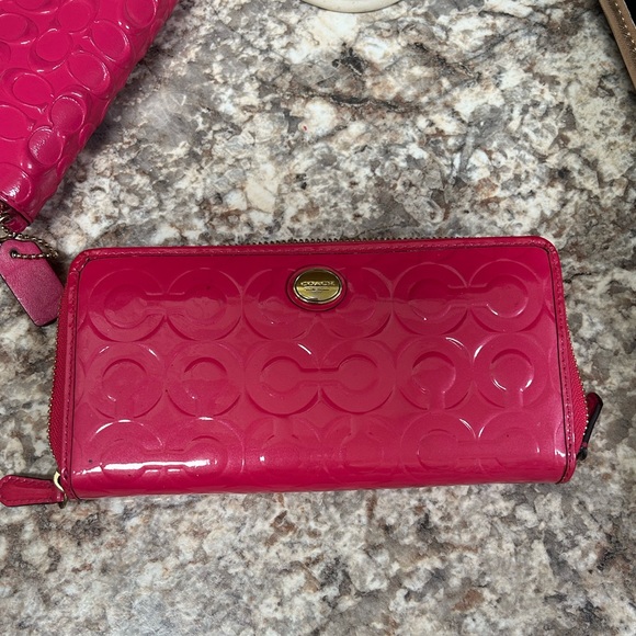 Coach | Bags | Coach Long Zip Around Embossed Wallet | Poshmark